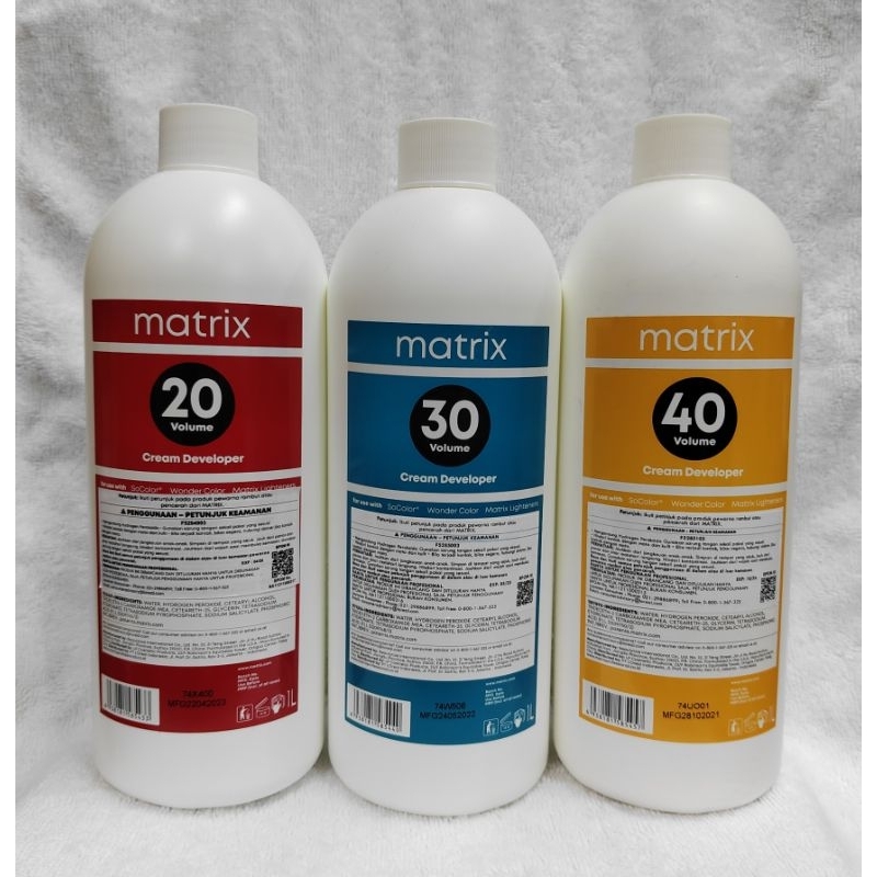Jual MATRIX OXYDANT 20, 30 & 40 vol 1000 ml | Shopee Indonesia
