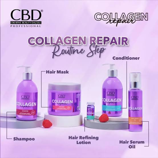 Jual CBD COLLAGEN SERIES ( RAMBUT LEMBUT BERSINAR ) | Shopee Indonesia