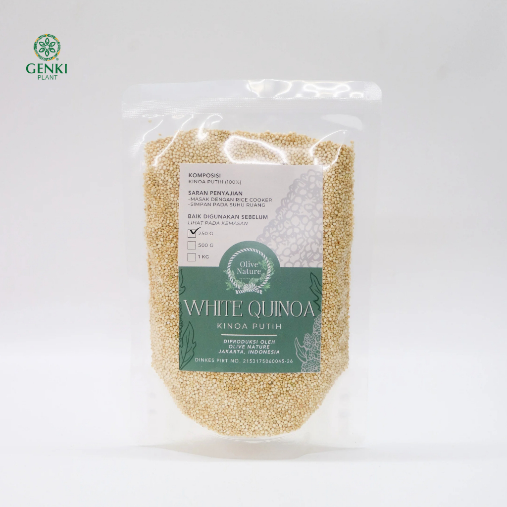 Jual Natural White Quinoa / Kinoa Putih - 250 g | Shopee Indonesia