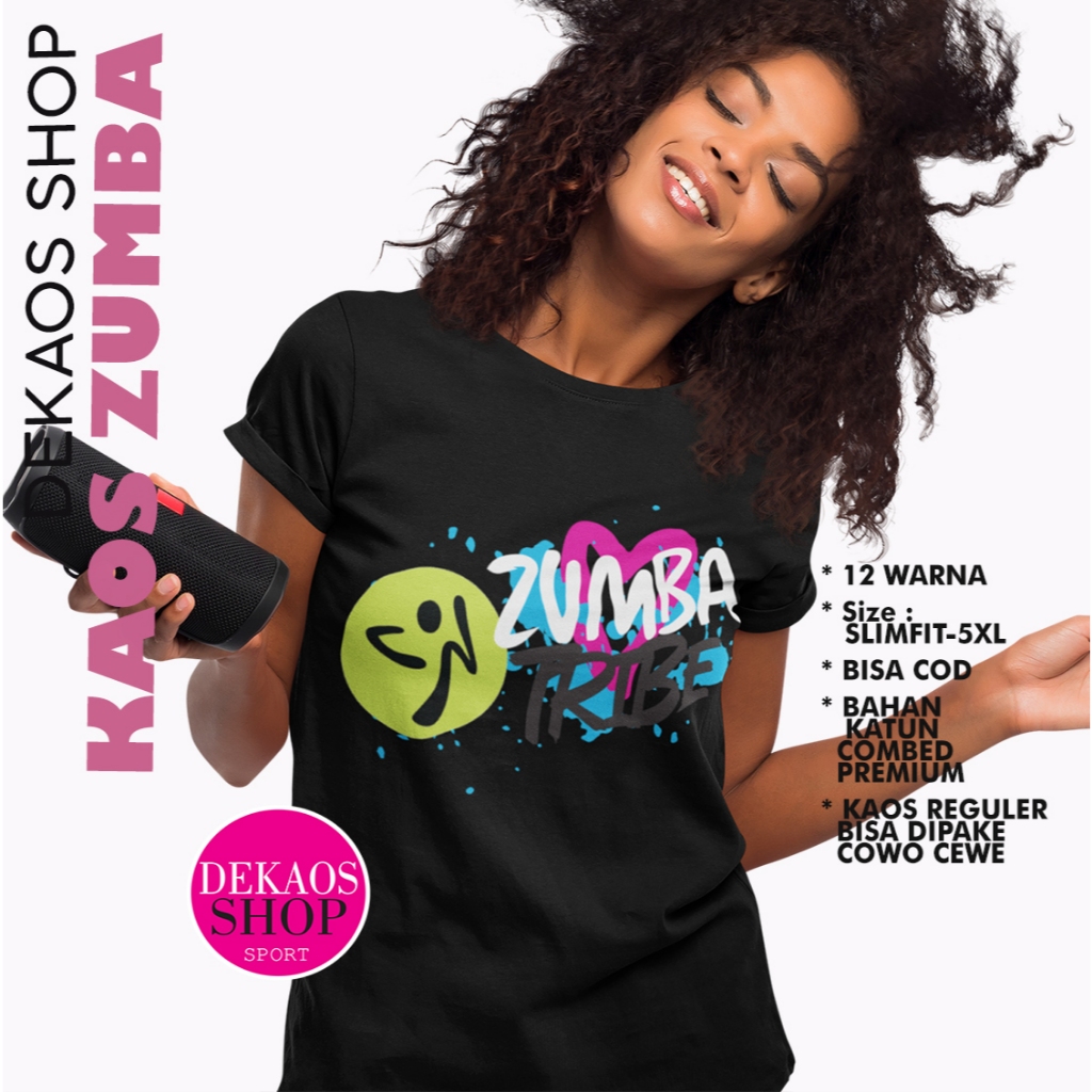 Jual BAJU KAOS ZUMBA WANITA TERBARU ORIGINAL OLAHRAGA SENAM GYM FITNES ...