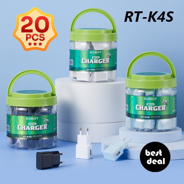 Jual ROBOT RT-K4 RT-K4s / Batok charger ROBOT RT-K4 RT-K4s single ...