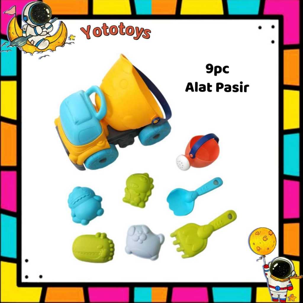 Jual Set mainan alat pasir anak beach toys sand playset mainan pantai ...