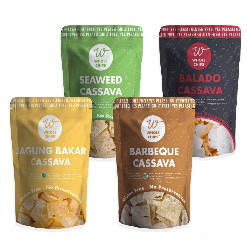 Jual Whole Chips Mix 4 Varian Rasa 40 G | Shopee Indonesia