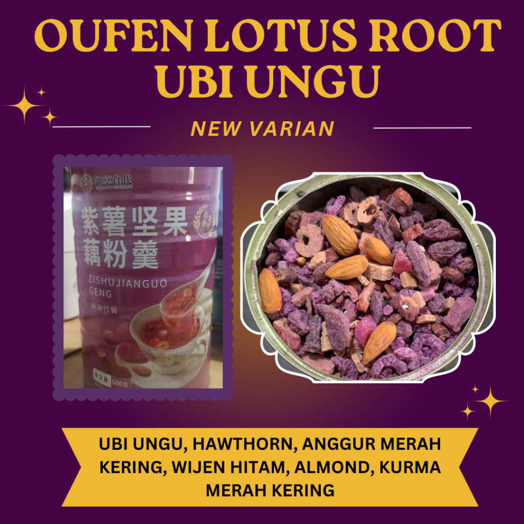 Jual OUFEN LOTUS ROOT POWDER UBI UNGU / MAKANAN DIET SEHAT | Shopee ...