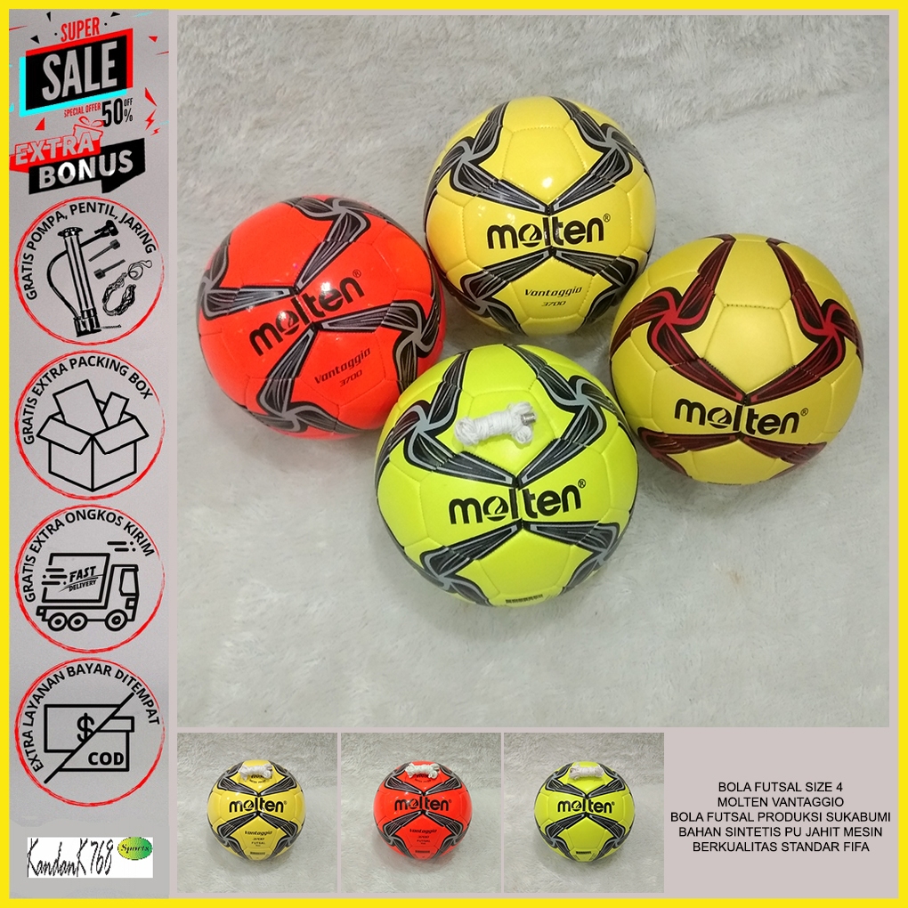 Jual MOLTEN Bola Futsal Size 4 Standar FIFA Bola Futsal MOLTEN ...