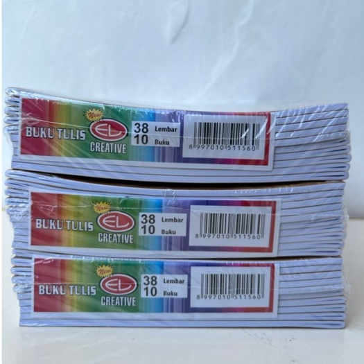 Jual BUKU TULIS ALPA/NEWSTAR ISI 38 LEMBAR 1 PACK ISI 10 BUKU | Shopee ...
