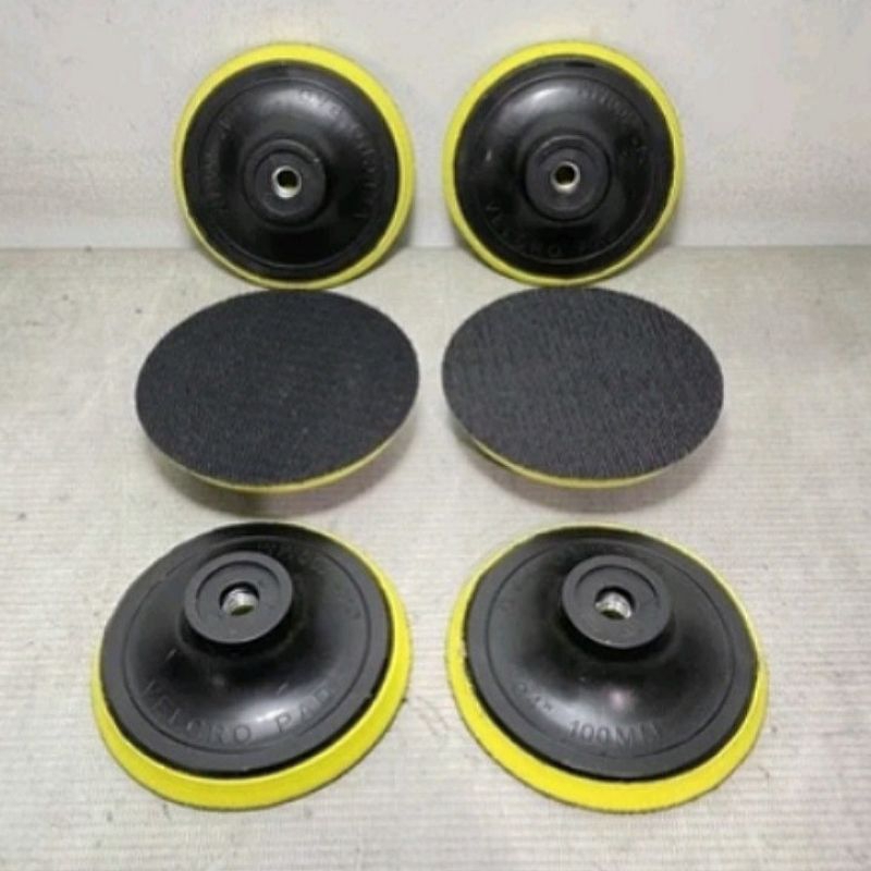 Jual Piringan Amplas Tatakan Hamplas Velcro Gerinda Gurinda 4 Inch ...