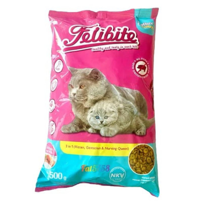 Jual Makanan Kucing Dry Food Felibite Kitten & Kucing Hamil, Menyusui ...