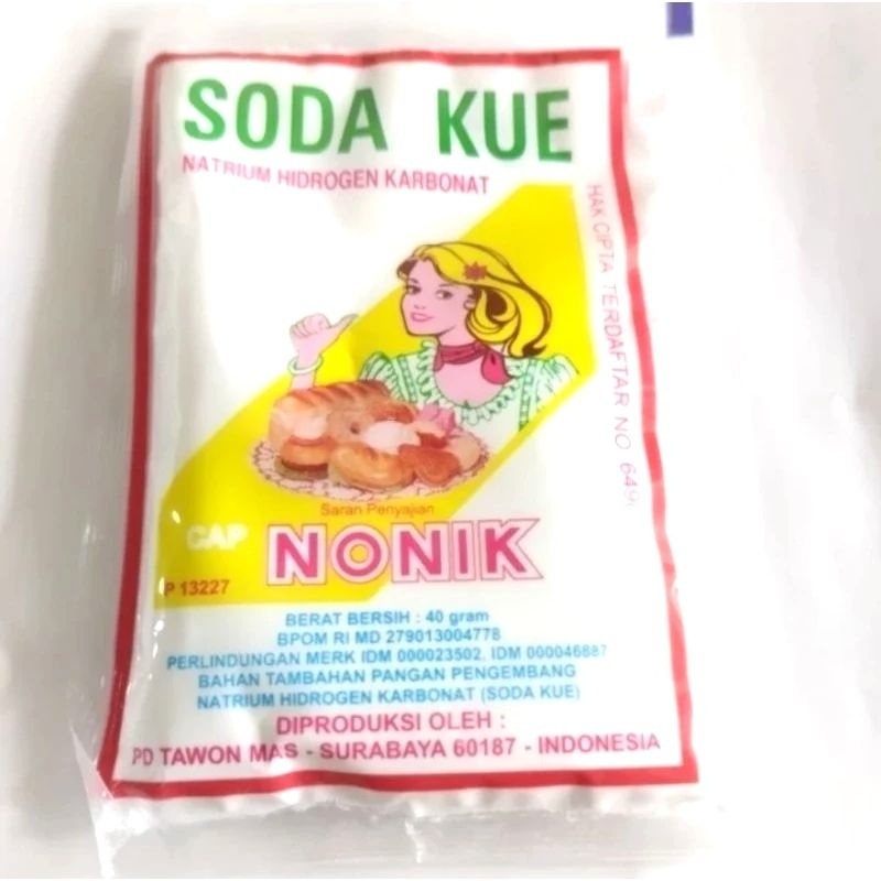 Jual Soda Kue Nonik 40gr bahan pengembang kue | Shopee Indonesia