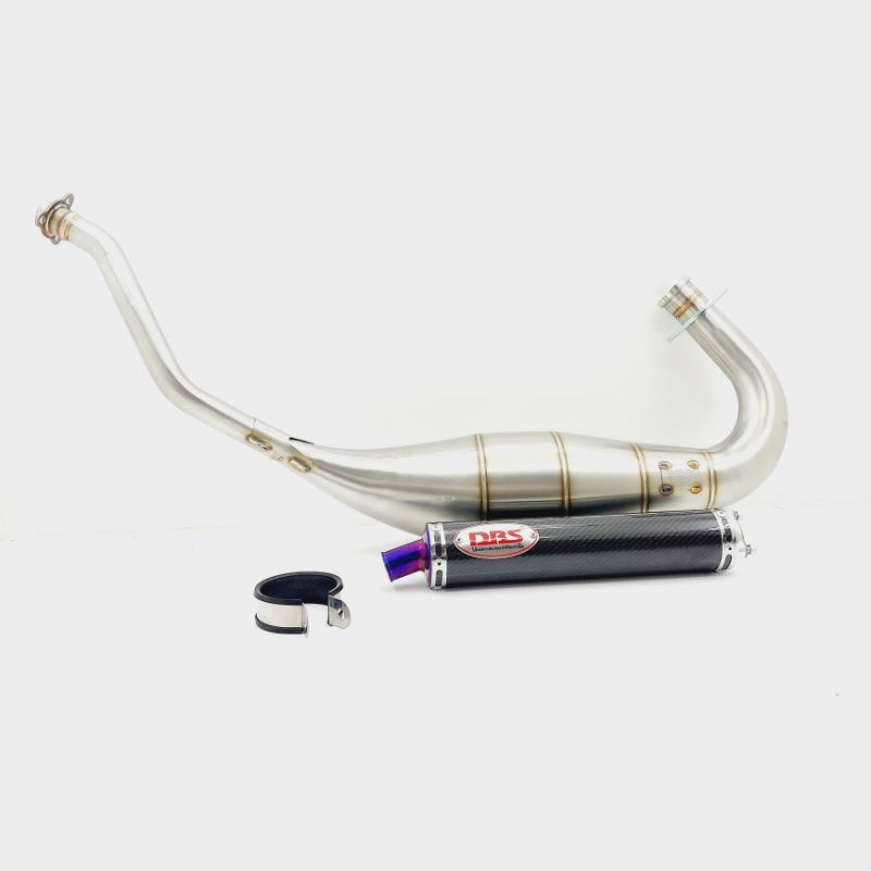 Jual KNALPOT DBS STAINLES NINJA R SUPER COBRA SELENSER CARBON/TITANIUM ...