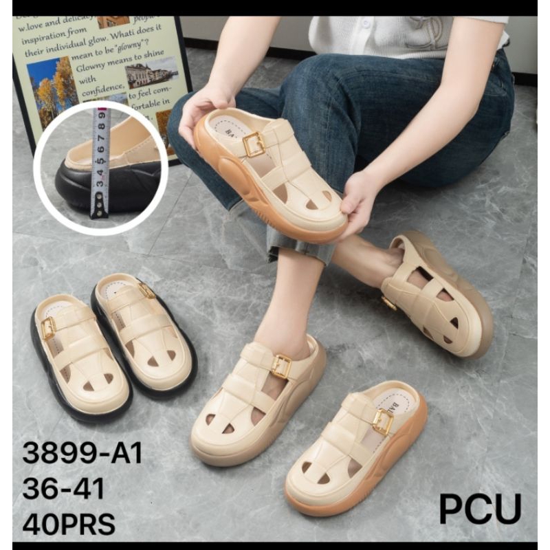 Jual Sandal Slop Karet Jelly Import Model sepatu belakang terbuka ...