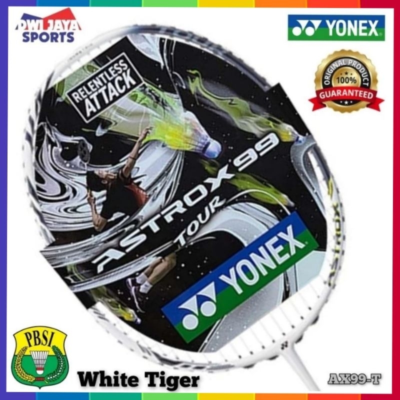 Jual Yonex Astrox 99 Tour Badminton Racket (White Tiger) | Raket Yonex ...