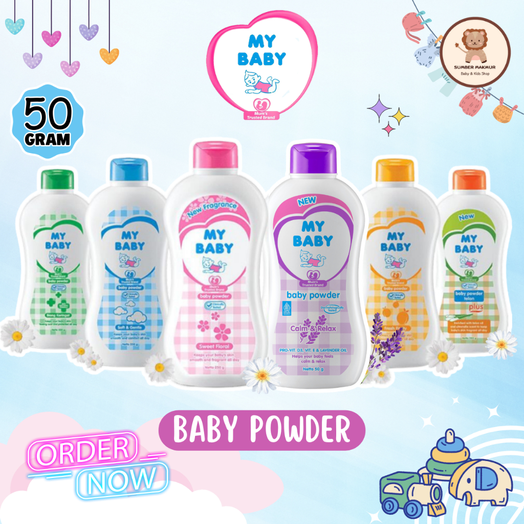 Jual My Baby Powder_ Bedak Bayi my baby | Shopee Indonesia