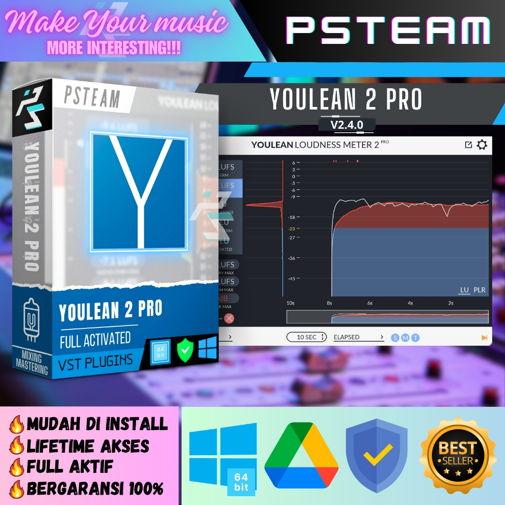 Jual YOULEAN 2 PRO VST PLUGIN ( FULL ACTIVATED / FULL VERSION ...