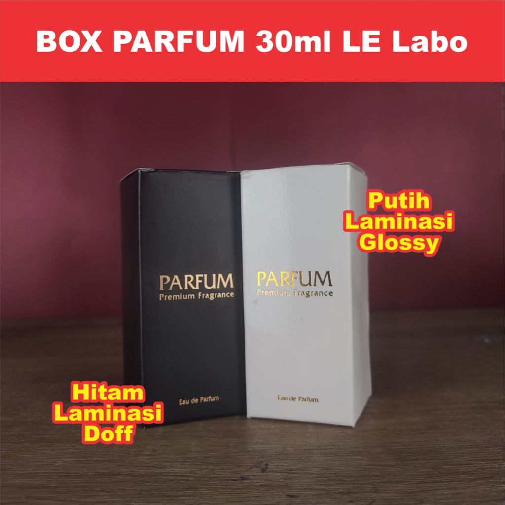 Jual Dus Parfum Box Parfum Kemasan Parfum 30ml bisa semua jenis botol ...