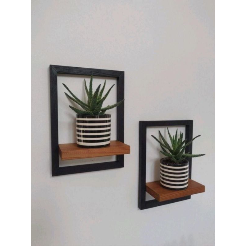 Jual Rak hias dinding minimalis rak bunga rak gantung cantolan bunga ...