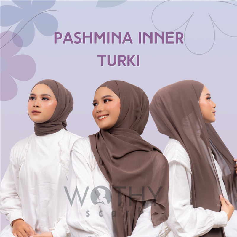 Jual Pashmina Inner Turki Hijab Instan Super Nyaman Shawl Kerudung by ...