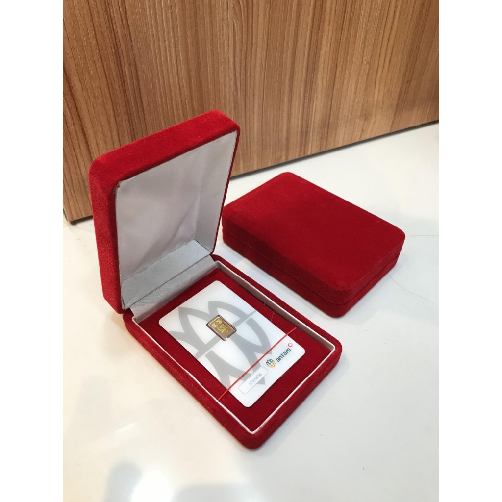 Jual Kotak Gift Box Bludru warna Merah | Shopee Indonesia