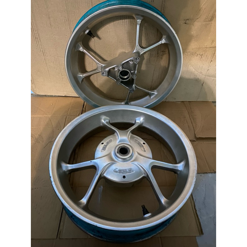 Jual velg aerox new repaint silver | Shopee Indonesia