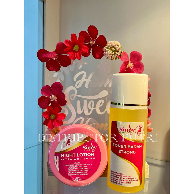 Jual PAKET LOTION MALAM DAN TONER BADAN (free sabun collagen) | Shopee ...