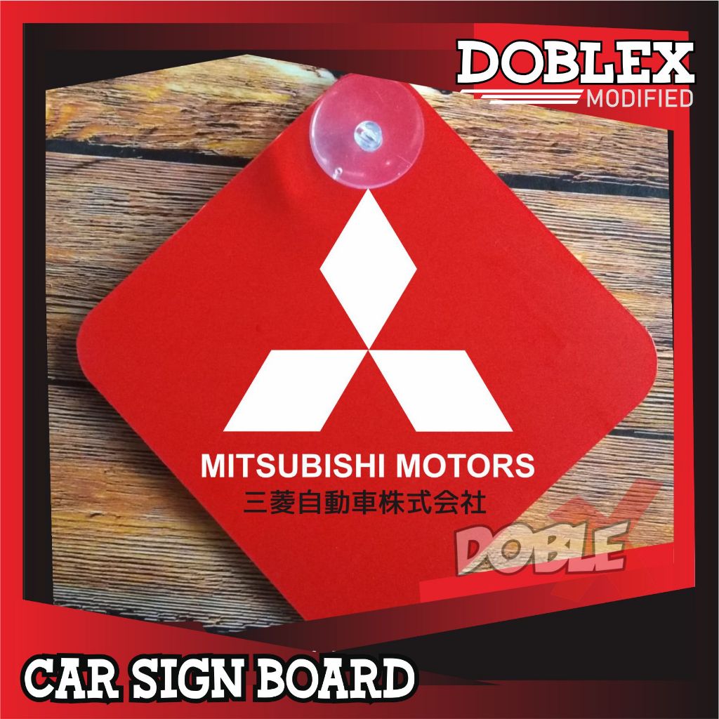 Jual CAR SIGN BOARD CUSTOM MITSUBISHI DEALER | Shopee Indonesia