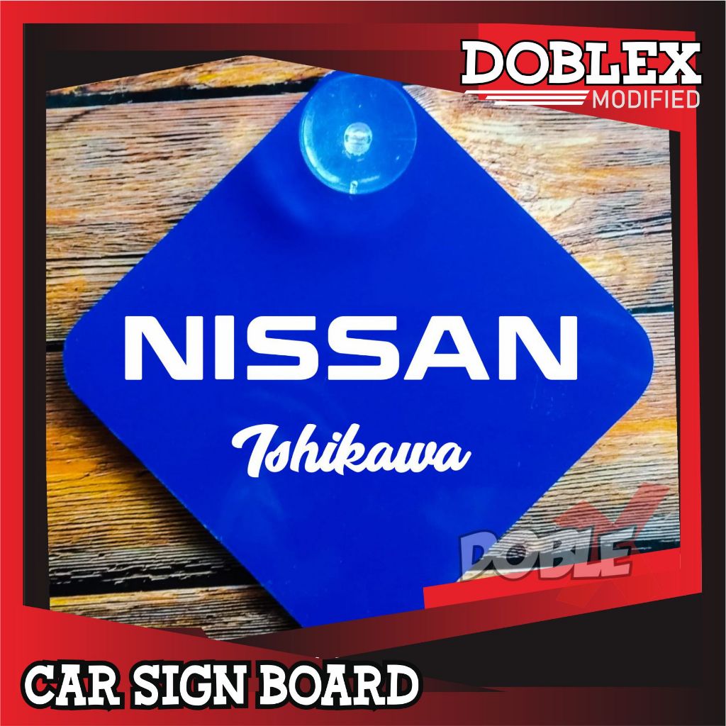 Jual CAR SIGN BOARD CUSTOM NISSAN BLUE STAGE | Shopee Indonesia