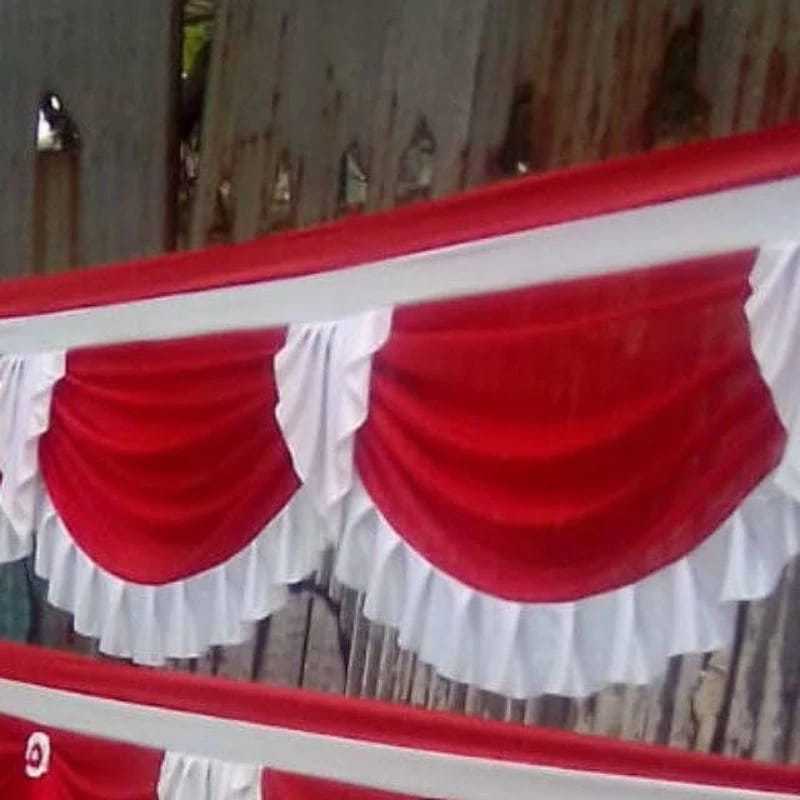Jual Bendera panjang Bendra Bacground merah putih Bendera polos merah ...