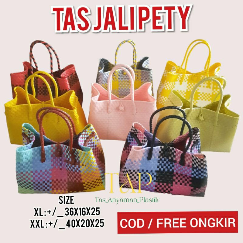 Jual Tas Jali Wanita Anyaman Jumbo Jali Petty MURAH | Shopee Indonesia