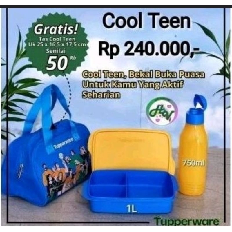 Jual Bekal Makan Cool Teen Set Tupperware | Shopee Indonesia