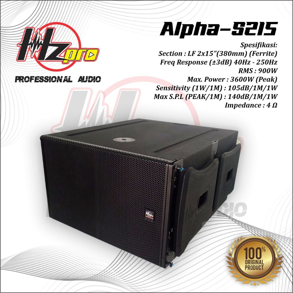 Jual LINE ARRAY HZ PRO ALPHA-S215 ORIGINAL (LOWPEK) | Shopee Indonesia