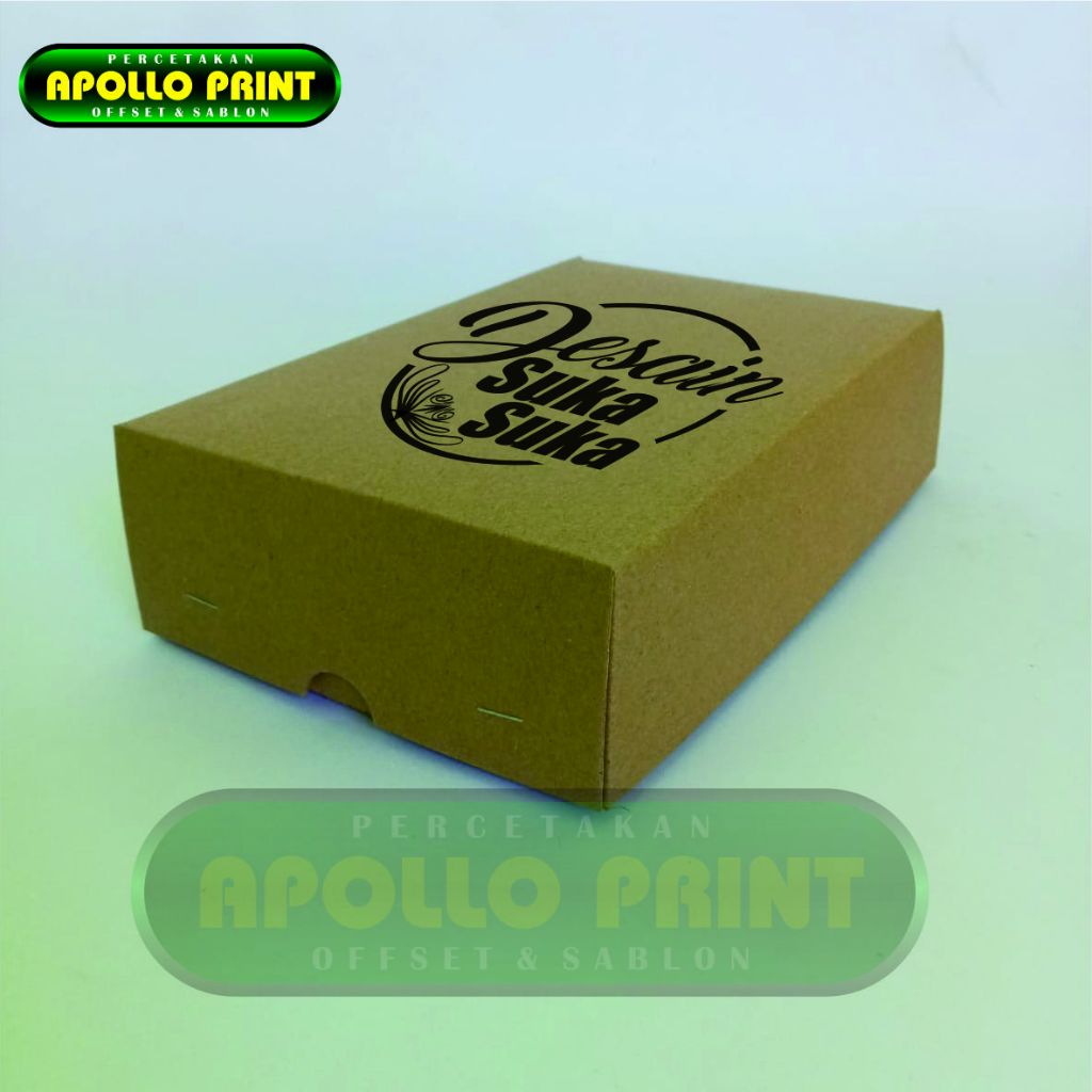 Jual Box Custom ( SABLON ) Packaging Kardus Roti, Snack, Makanan 18 x ...