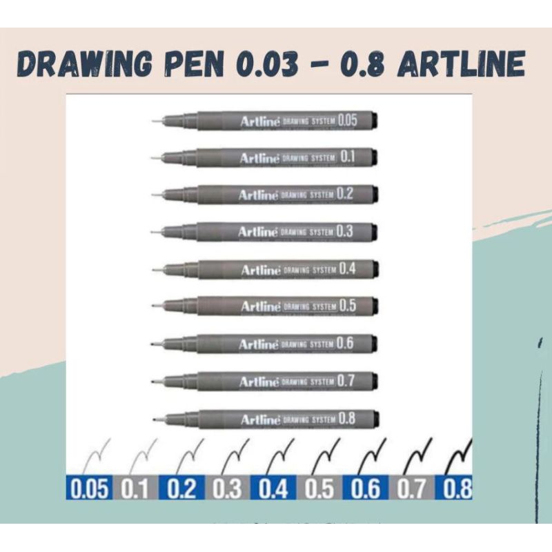 Jual Drawing Pen Untuk Menulis Ijazah / Sketsa | Shopee Indonesia