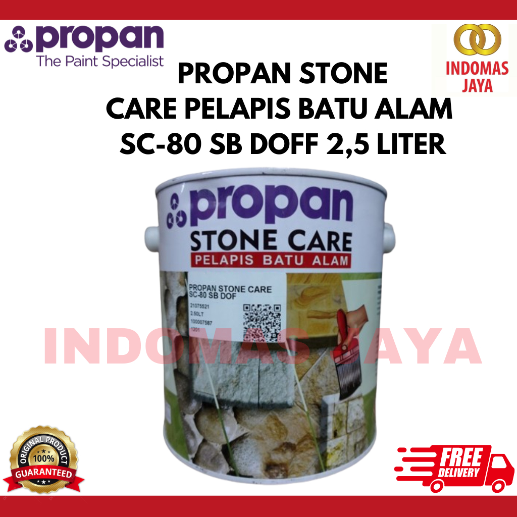 Jual PROPAN Stone Care SC-80 SB DOFF 2,5 LITER / Pelapis Batu Alam - SC-80 SB DOFF 2,5 LITER ...