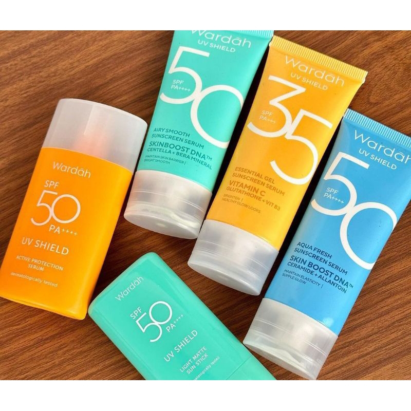 Jual SUNSCREEN WARDAH SPF 50 UV SHIELD AQUA FRESH ESSENCE SPF50 PA ...