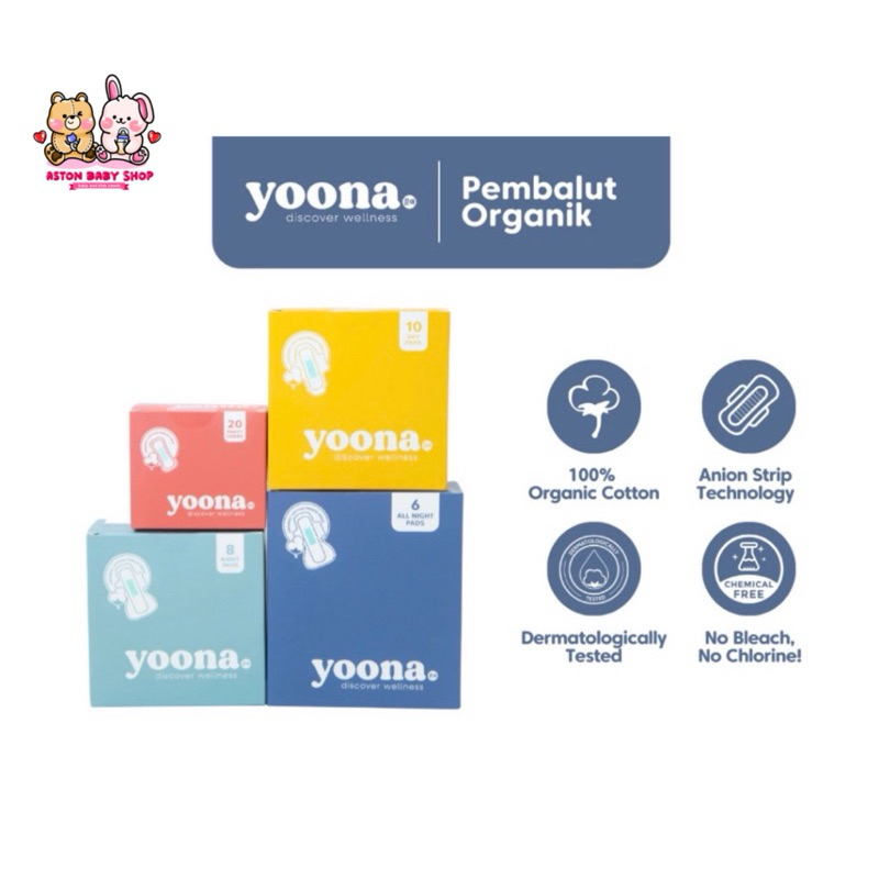 Jual Yoona Pembalut Wanita / Yoona Pantyliner/Day/Night/All Night ...