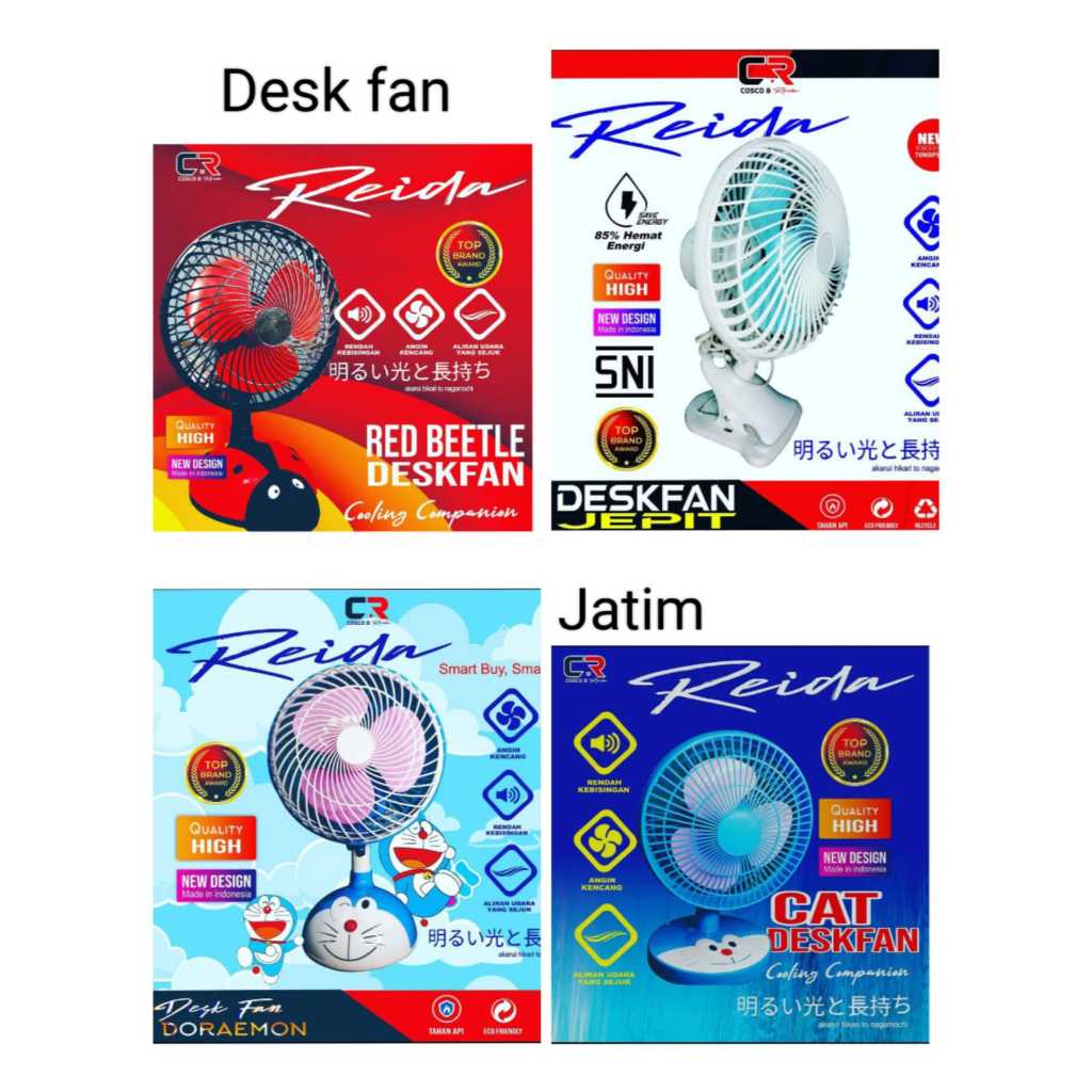 Jual Kipas Angin Listrik Karakter KARTUN Cartoon Desk Wall Fan 2 IN 1 ...