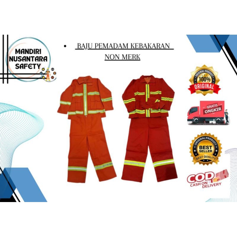 Jual BAJU SAFETY PEMADAM KEBAKARAN MURAH/ BAJU+CELANA+SARUNG TANGAN ...