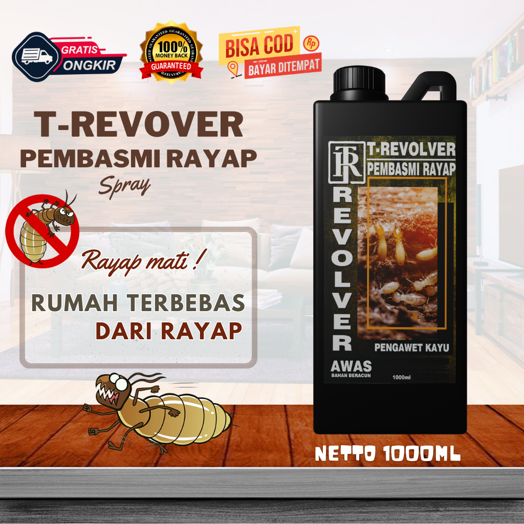 Jual obat pembasmi rayap kayu dan tanah sampai sarang T revolver anti ...