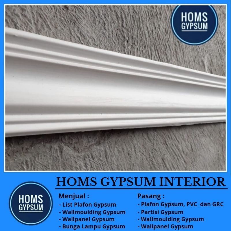 Jual List Gypsum Polos Minimalis S Marno 10cm | Shopee Indonesia