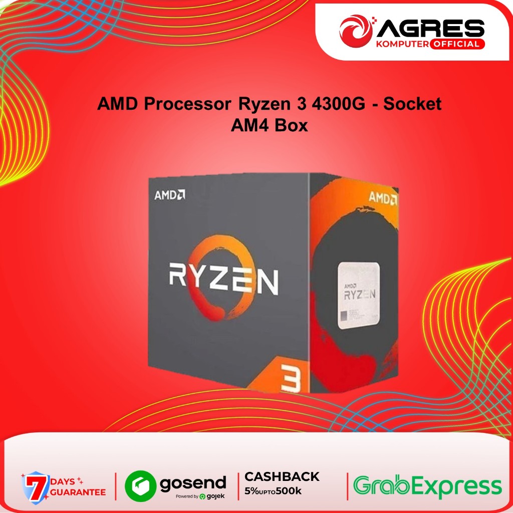 Jual AMD Processor Ryzen 3 4300G - Socket AM4 Box | Shopee Indonesia