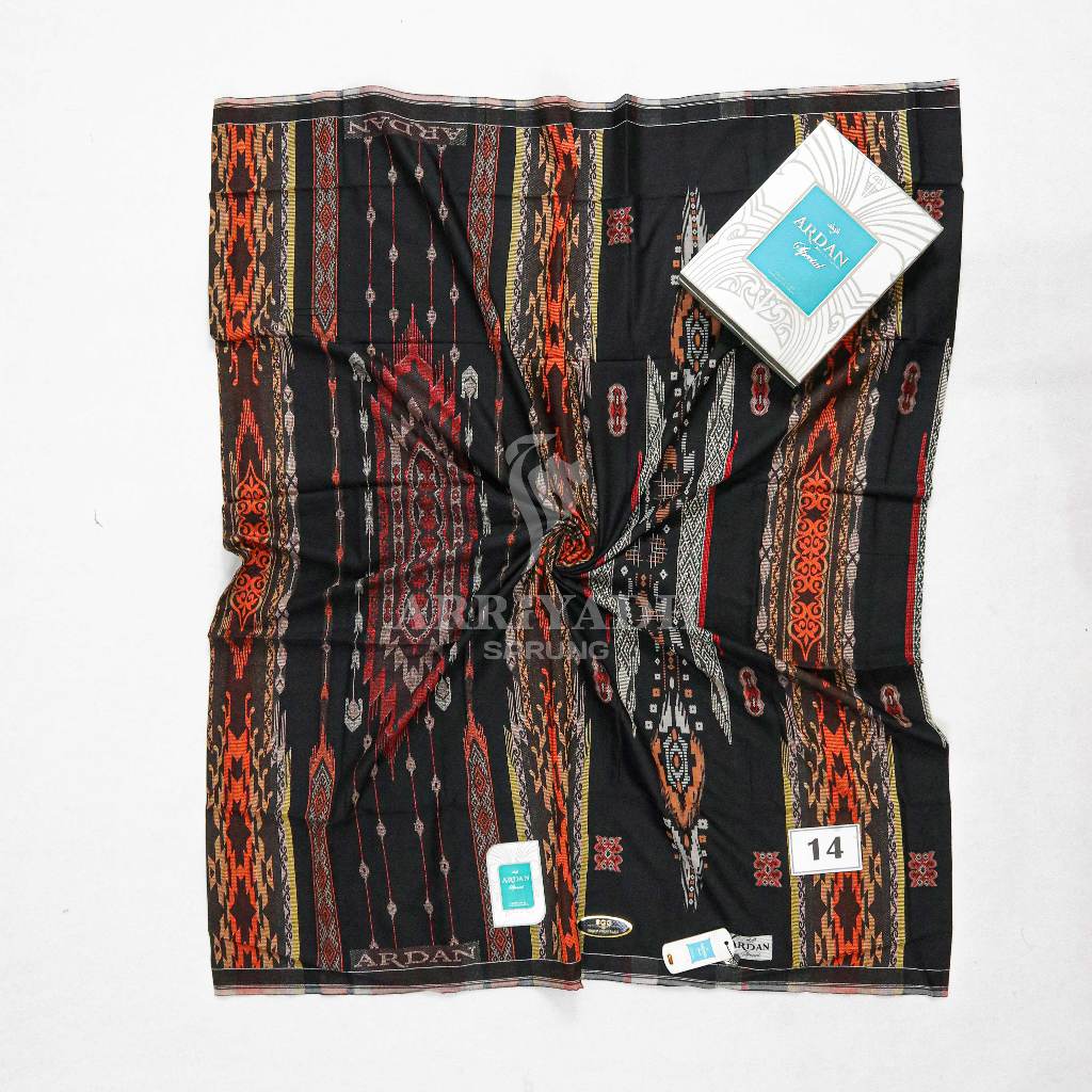 Jual Sarung Ardan Spesial Motif SGG Songket Gunung Galaxy Hitam Warna ...