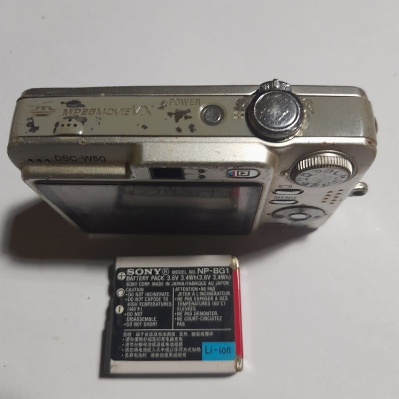 Jual SONY CYBERSHOT DSC-W50 CARL ZEIS MATI | Shopee Indonesia