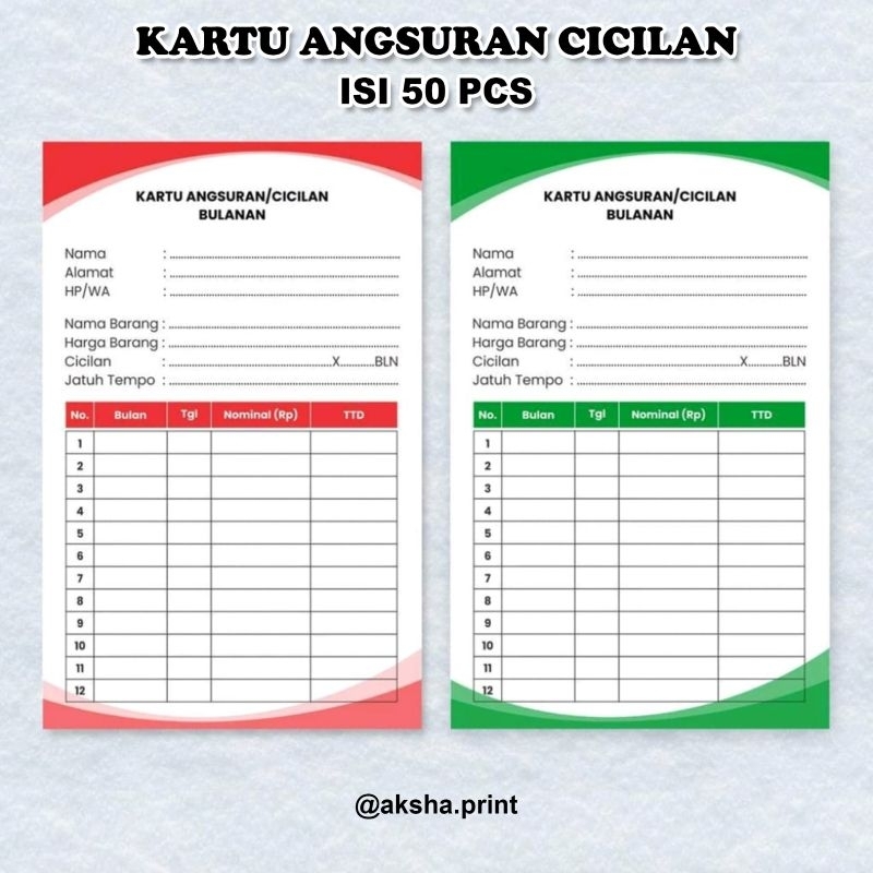 Jual Kartu Angsuran Cicilan | Shopee Indonesia