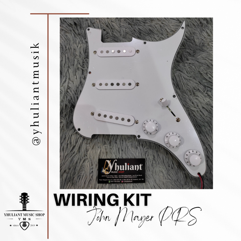 Jual Wiring Kit Pickup Single Coil John mayer PRS SE Sliver Sky ...