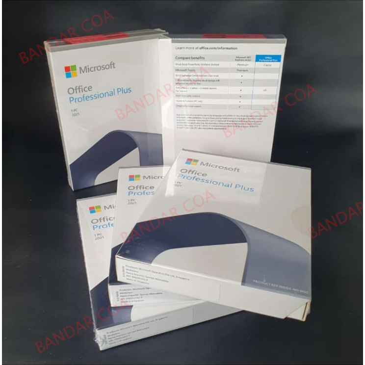 Jual Office 2021 Professional Plus, Pro Plus 2021 (Full Box Original - FPP Bind Account ...