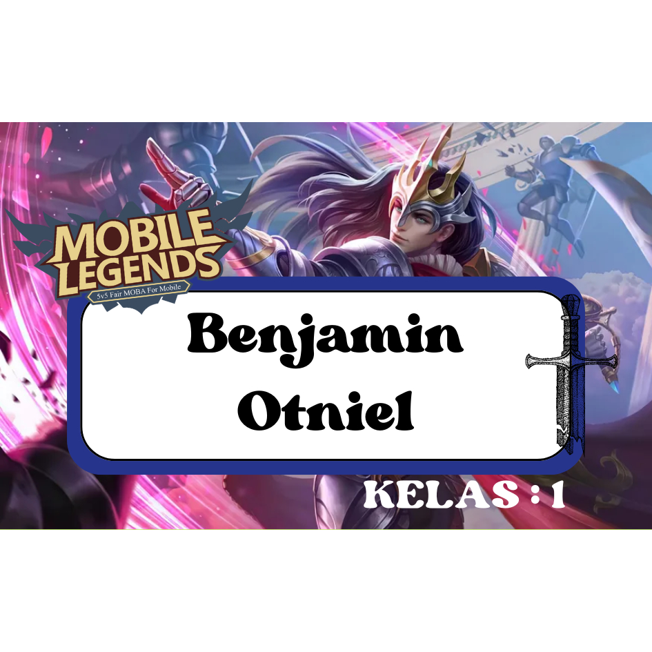 Jual MOBILE LEGEND LABEL BUKU SEKOLAH / LABEL SAMPUL BUKU | Shopee ...