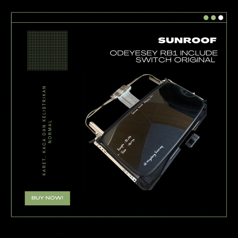 Jual Sunroof Honda Odeysey Rb1 Include Switch Original | Shopee Indonesia