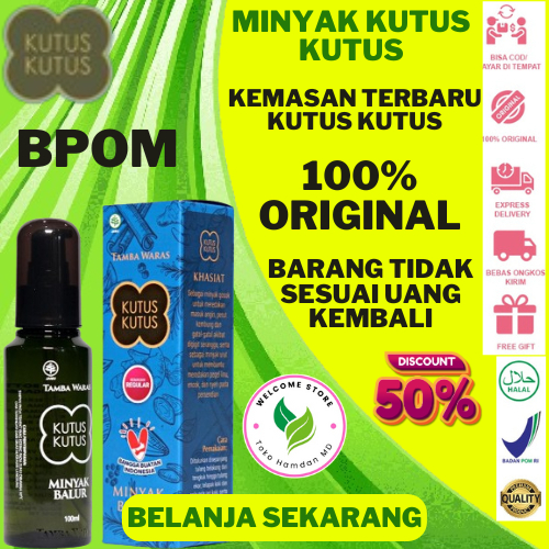 Jual Minyak Kutus Kutus Asli Ori Tamba Waras Bali Healing Oil 100ml