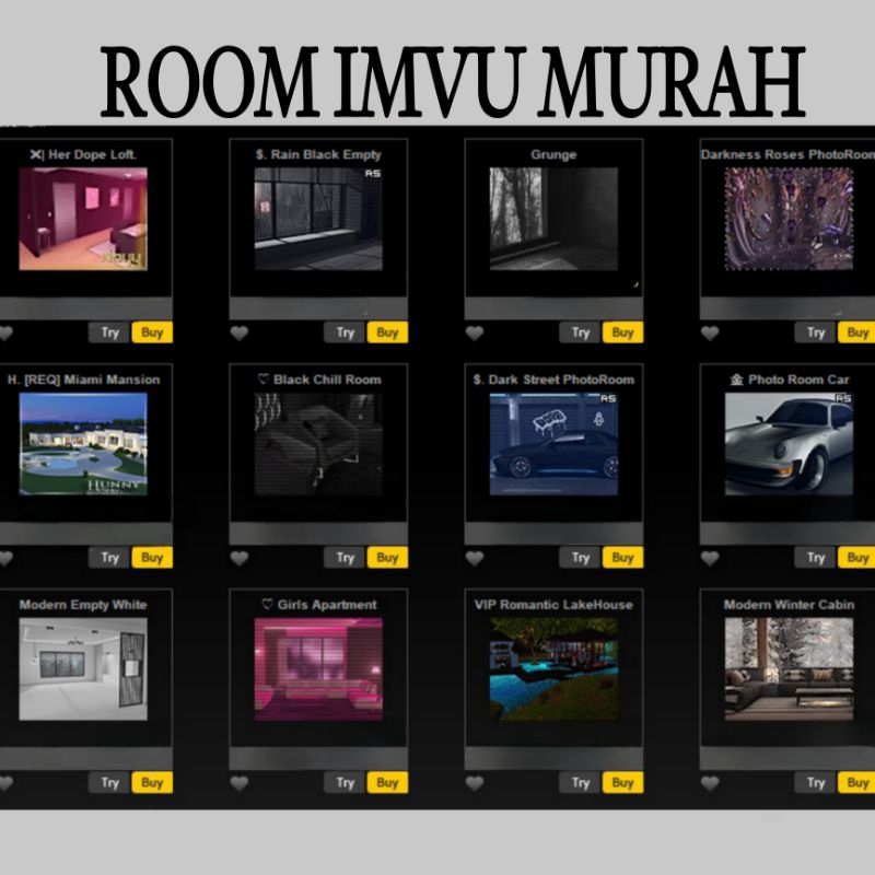 Jual ROOM IMVU MURAH | Shopee Indonesia