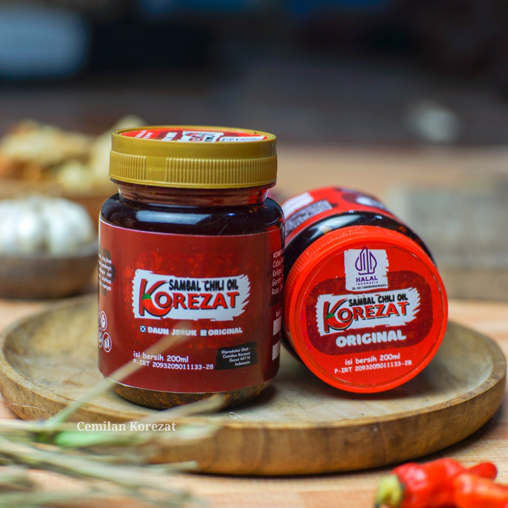 Jual Sambal Chili Oil Korezat Sambal Minyak Cabe Pedas Halal | Shopee Indonesia